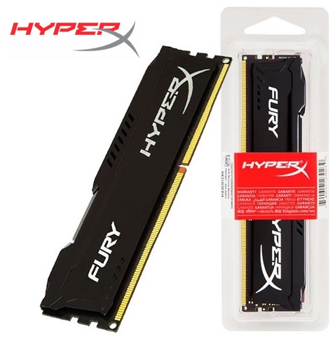 MEMORIA KINGSTON HYPERX FURY BLACK, 4GB, DDR3, 1600 MHZ, CL10. – Belcon Group S.A.C.