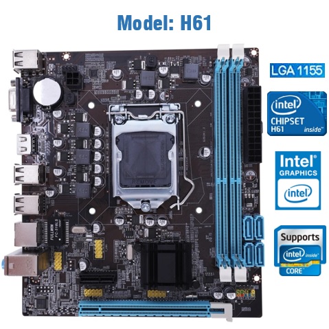 MOTHERBOARD TG-H61 CHIPSET INTEL H61 LGA 1155, DDR3, SATA, USB 2.0 – Belcon Group S.A.C.